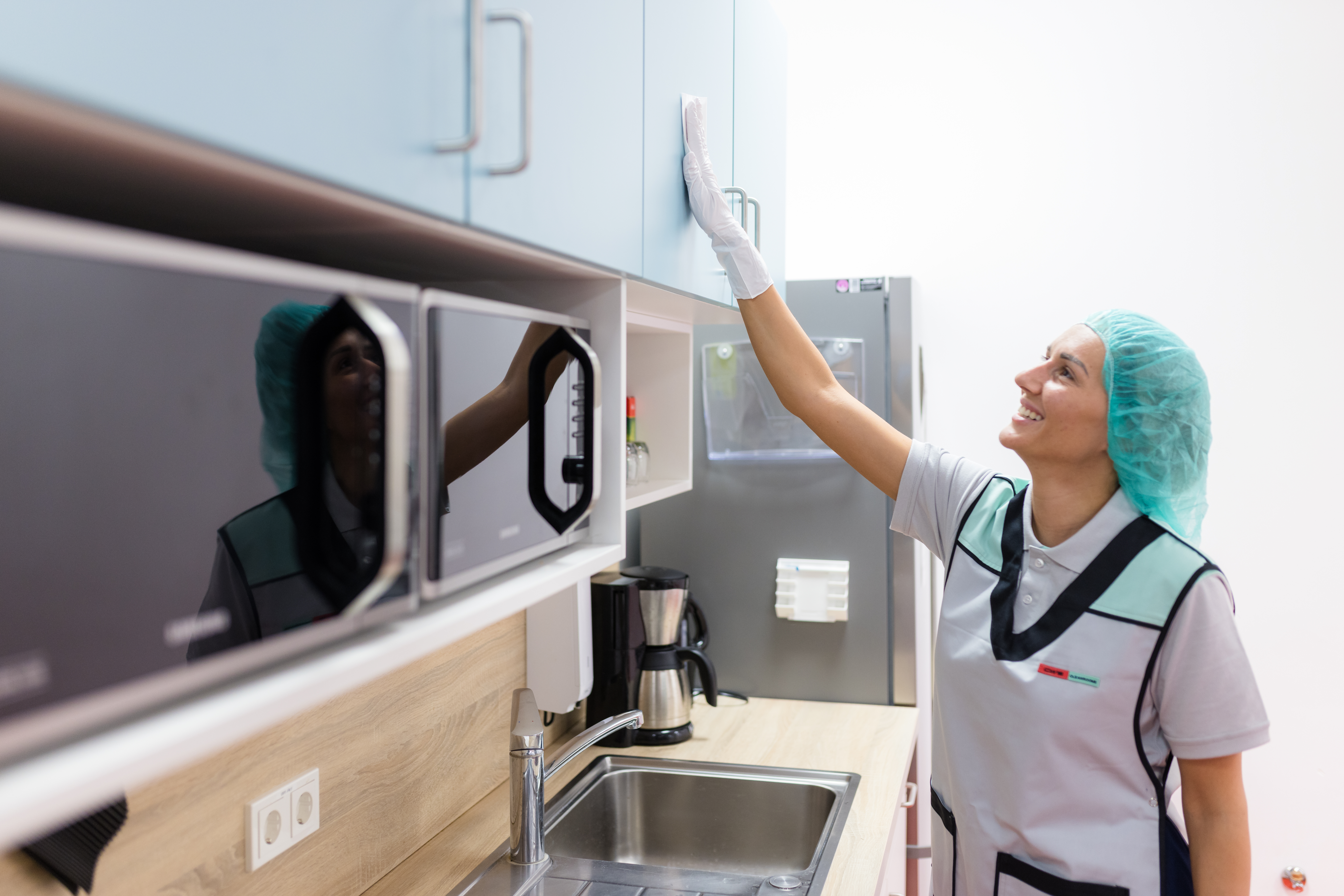 Laboratory cleaning and adjoining areas